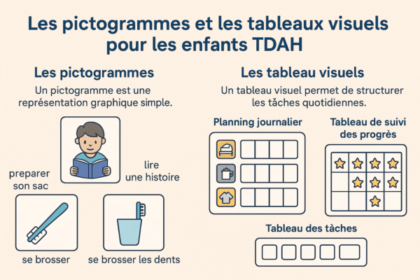 Pictogrammes enfant TDAH : Guide complet pour trouver la sérénité